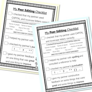 Peer Editing Checklists: A Game-Changer for the Writing Classroom ...