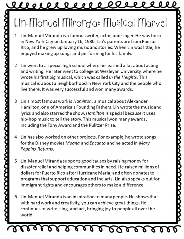 Hispanic Heritage Month Reading Comprehension Passages for 3rd & 4th ...